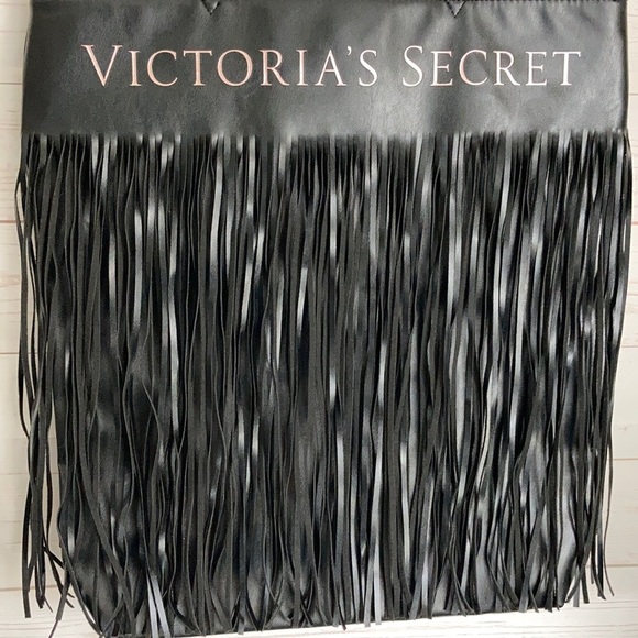 Victoria's Secret | Bags | Victorias Secret Love Victoria Fringe Tote ...